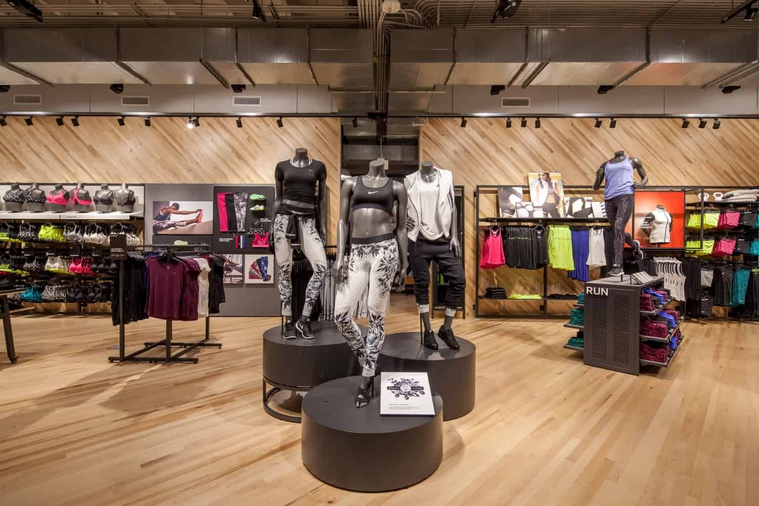 Nike Store in The Grove Los Angeles | Pacific Hardwood Flooring ...